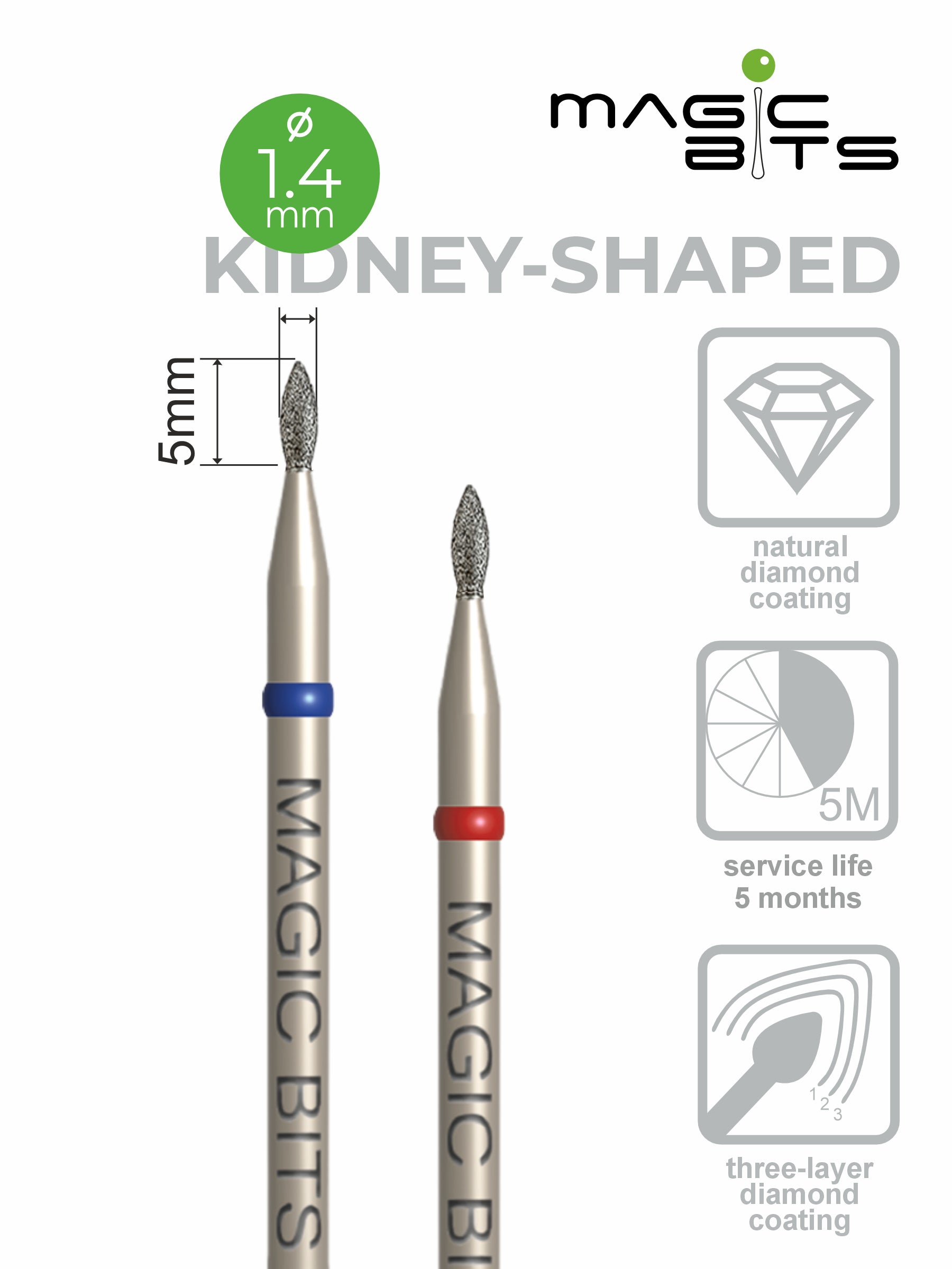 Magic Bits Diamond Bud D=1.4 mm – BSGCOSMETICS